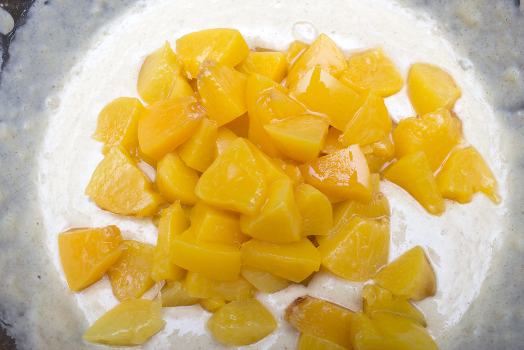 California Cling Peach Fritters – Claudia's Cookbook
